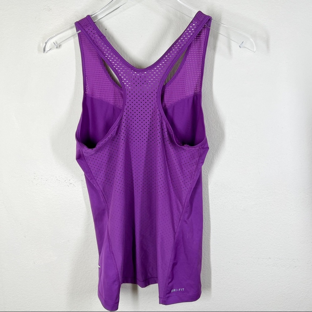 Nike Pro Dri-Fit Racerback Mesh Holes Racerback Top - Gem